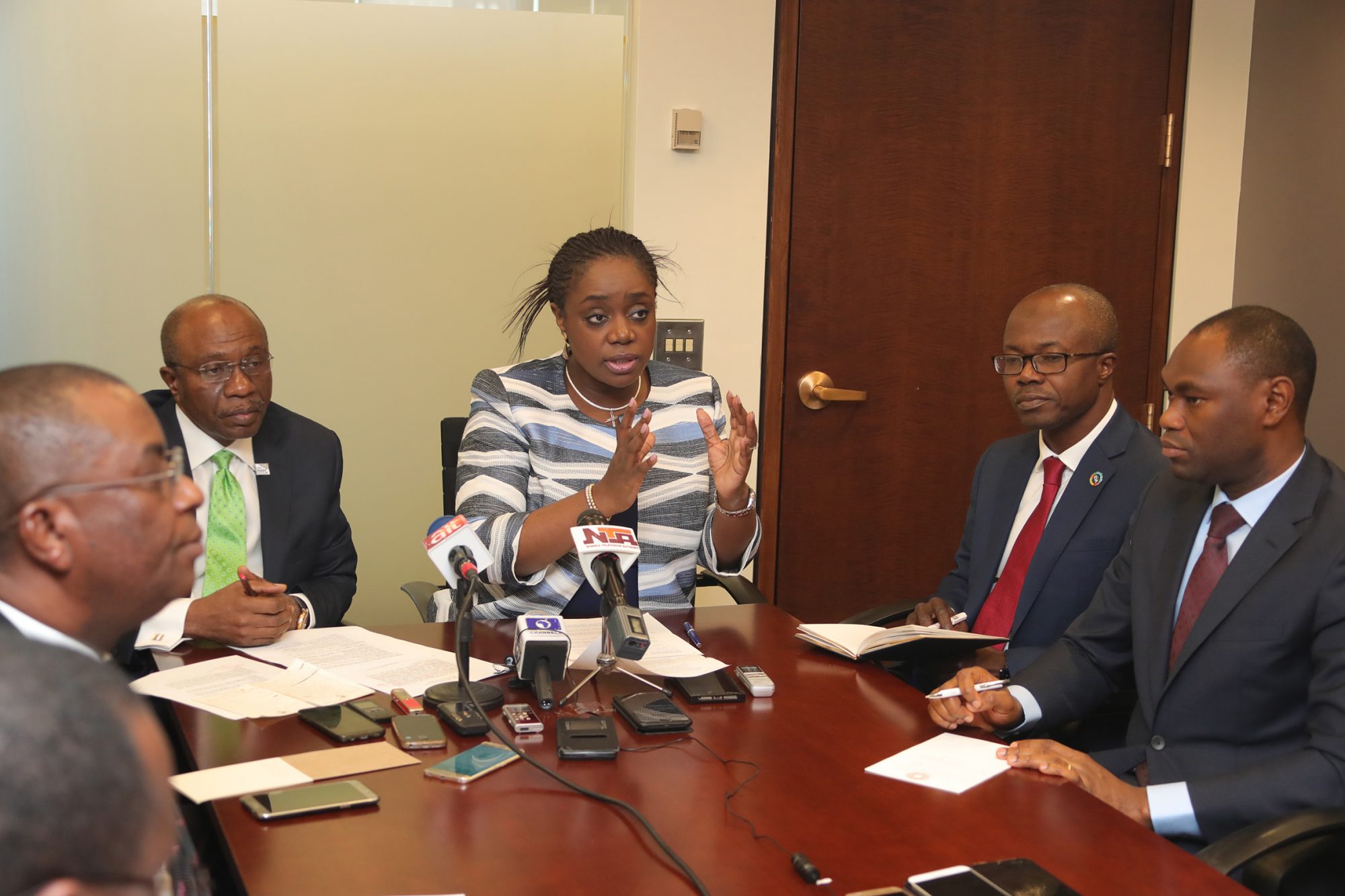 In Photos: A Look at CBN Governor Emefiele at the World Bank, IMF ...