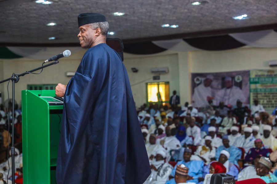 VP Osinbajo at the 2018 Annual Lecture of Barewa Old Boys Association ...