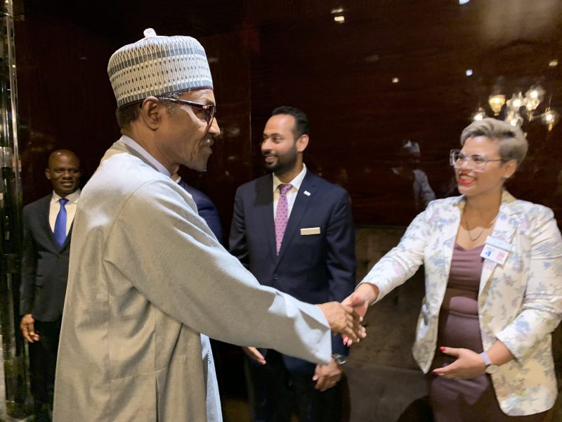The Day In Pictures: Buhari arrives New-York for UNGA | Per Second News