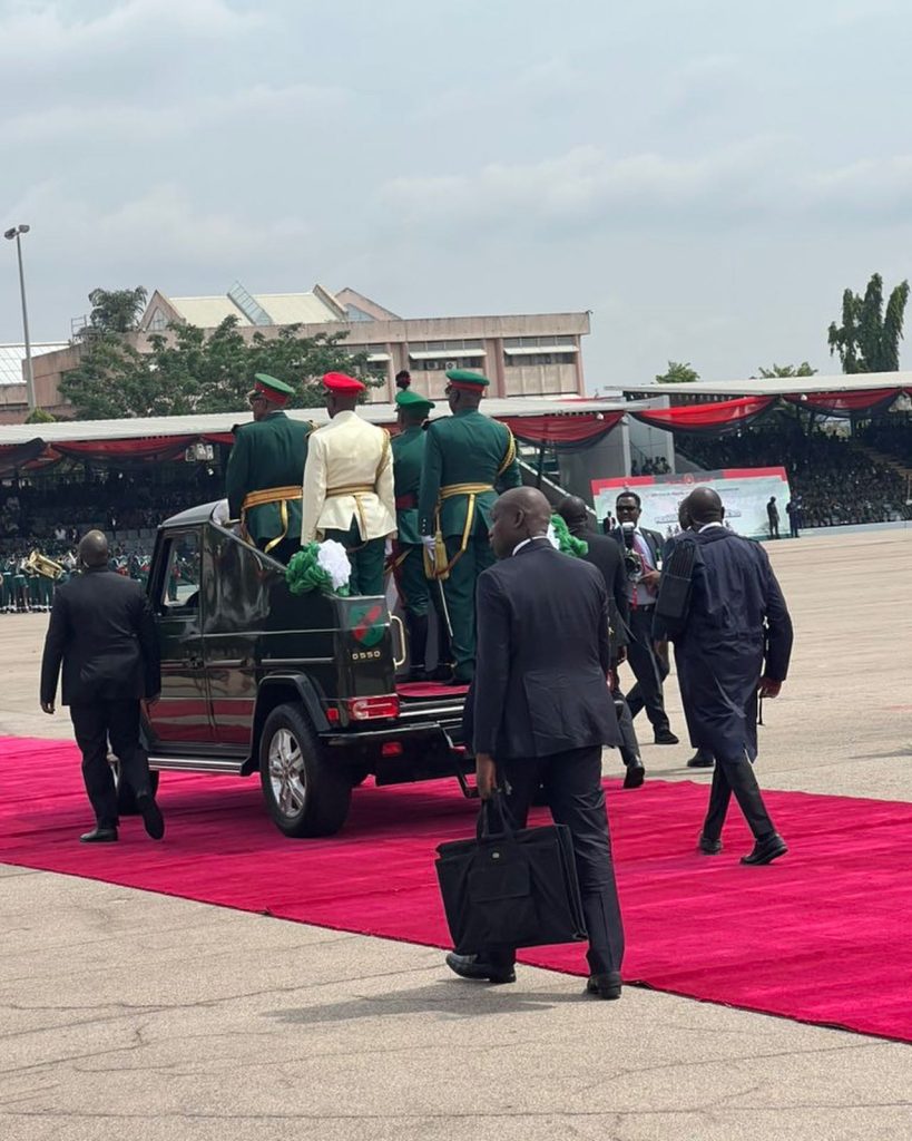 The Day in Pictures: Pres Buhari Arrives The Nigerian Army Trooping and Presentation of Colours ...