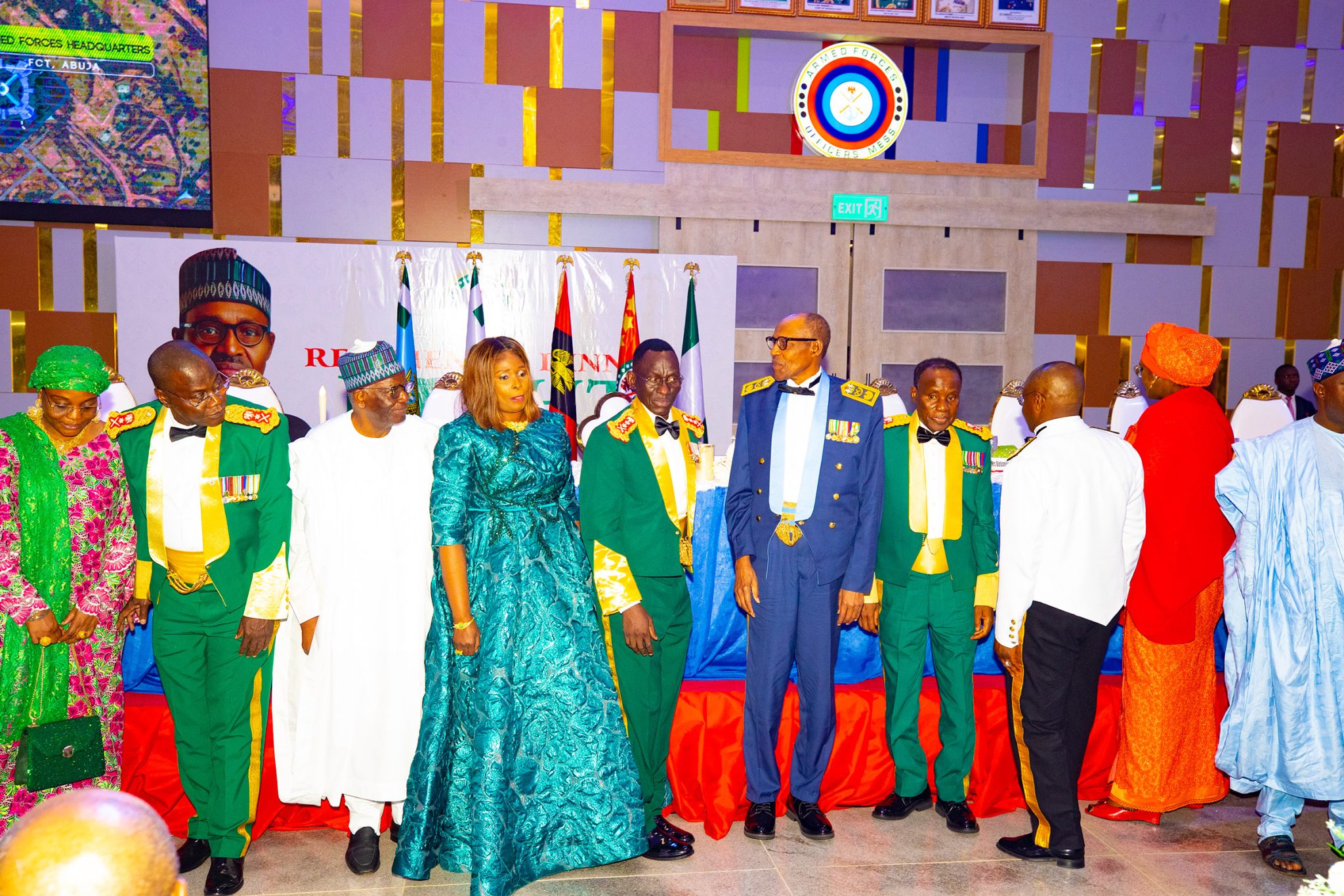 The Day in Pictures: Pres. Buhari Attends Regimental Dinner Night | Per ...