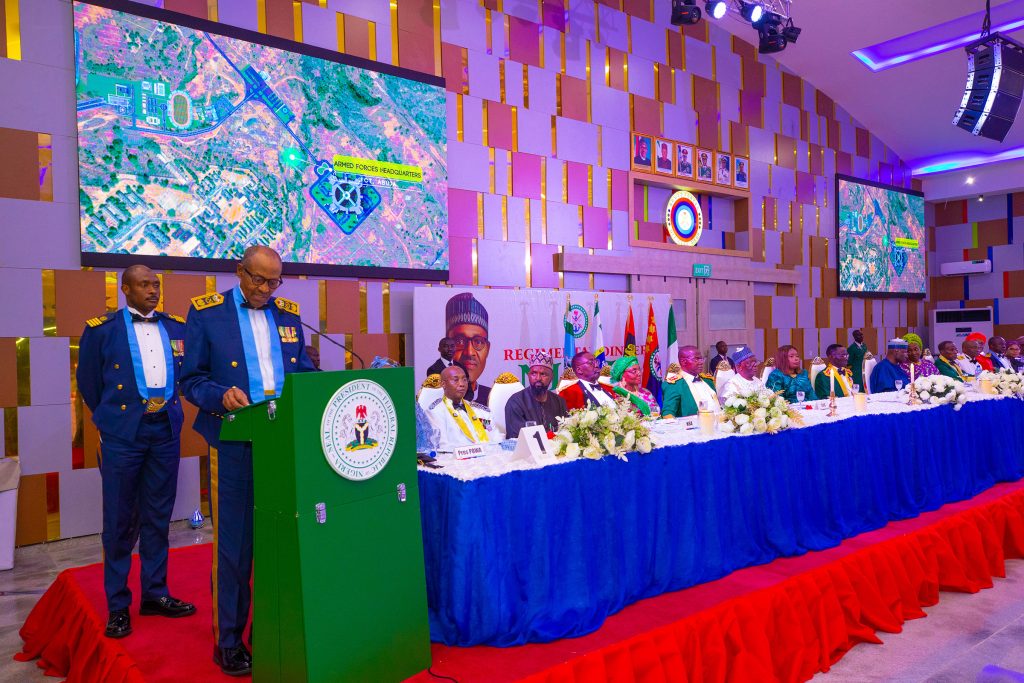 The Day in Pictures: Pres. Buhari Attends Regimental Dinner Night | Per ...