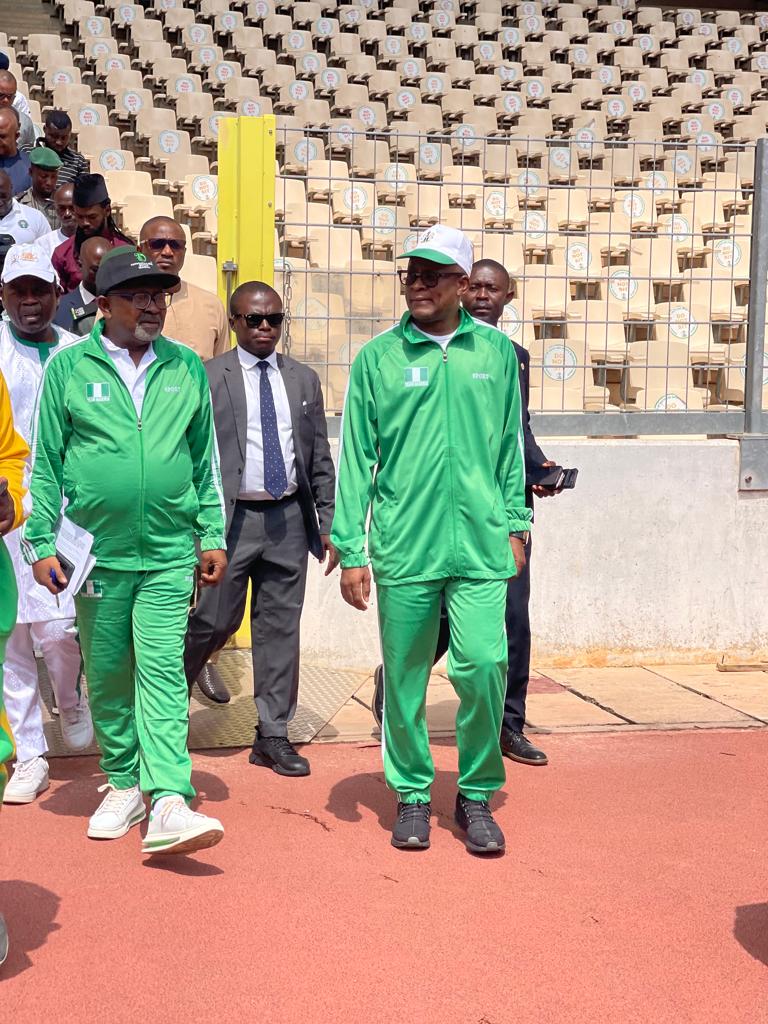 The Day in Pictures: Minister of Sports Sen John Enoh undertakes ...