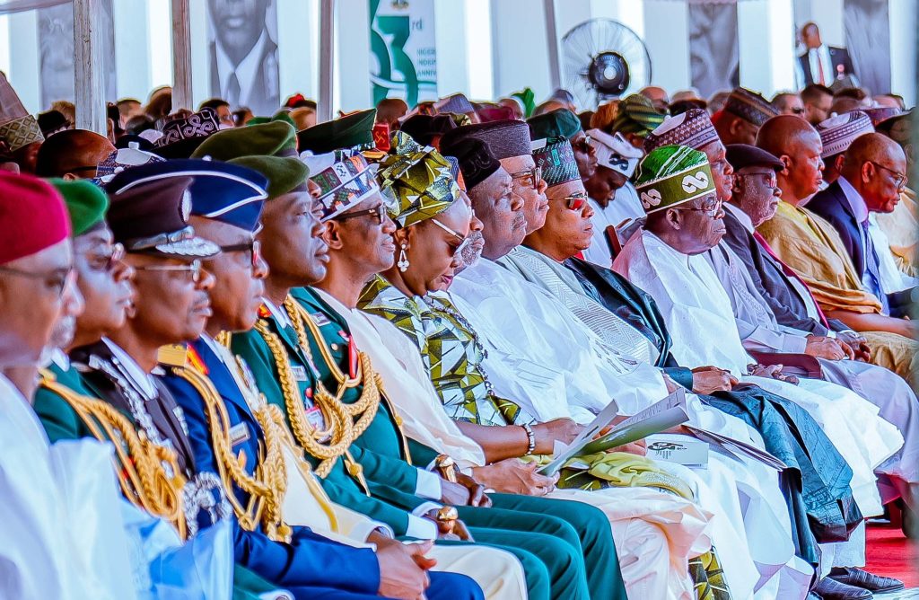 The Day in Pictures: Pres. Tinubu, VP Shettima, other Dignitaries at the 63rd Independence Day ...