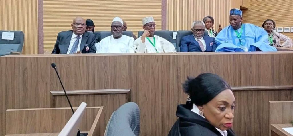 Tinubu, Atiku, Obi, absent at Supreme Court as Justice Okoro reels out judgment | Per Second News