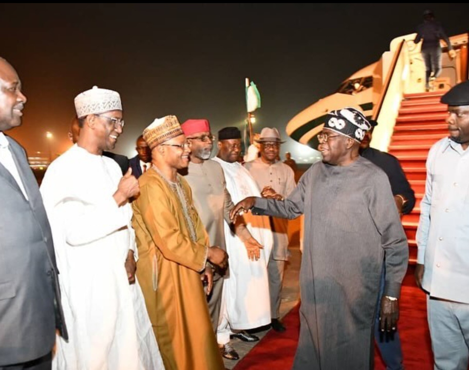 Just in: After two weeks private visit to France, Tinubu returns to Abuja | Per Second News